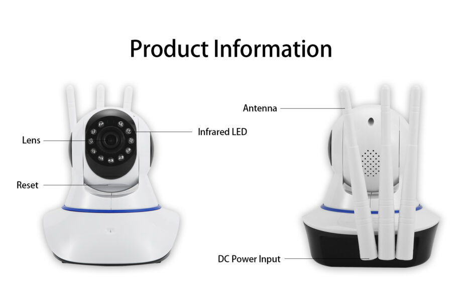 i100 Intelligent WiFi Camera 2.4/5Ghz WiFi CCTV IP Camera - Dragon Mall ...